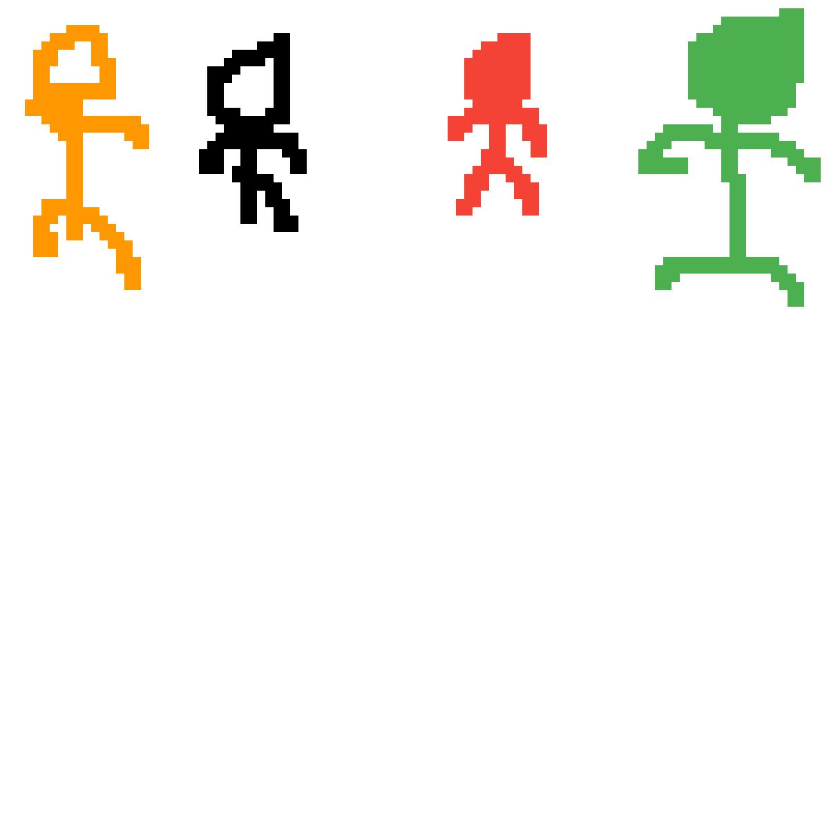 Pixilart - stickman fight by braian