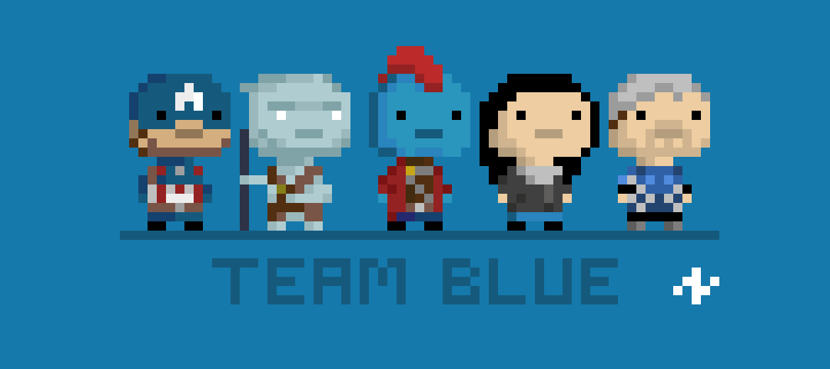 Pixilart - TEAM BLUE by Thabeth