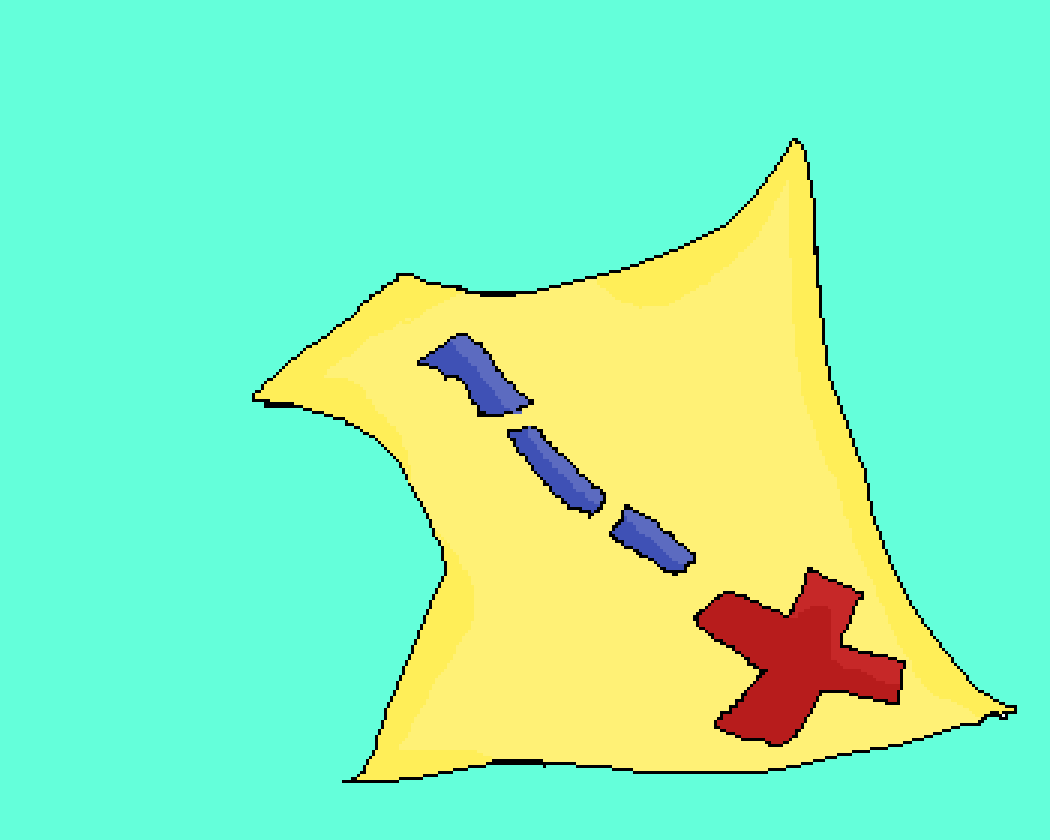 Pixilart - treasure map for challenge by xUNKNOWNx