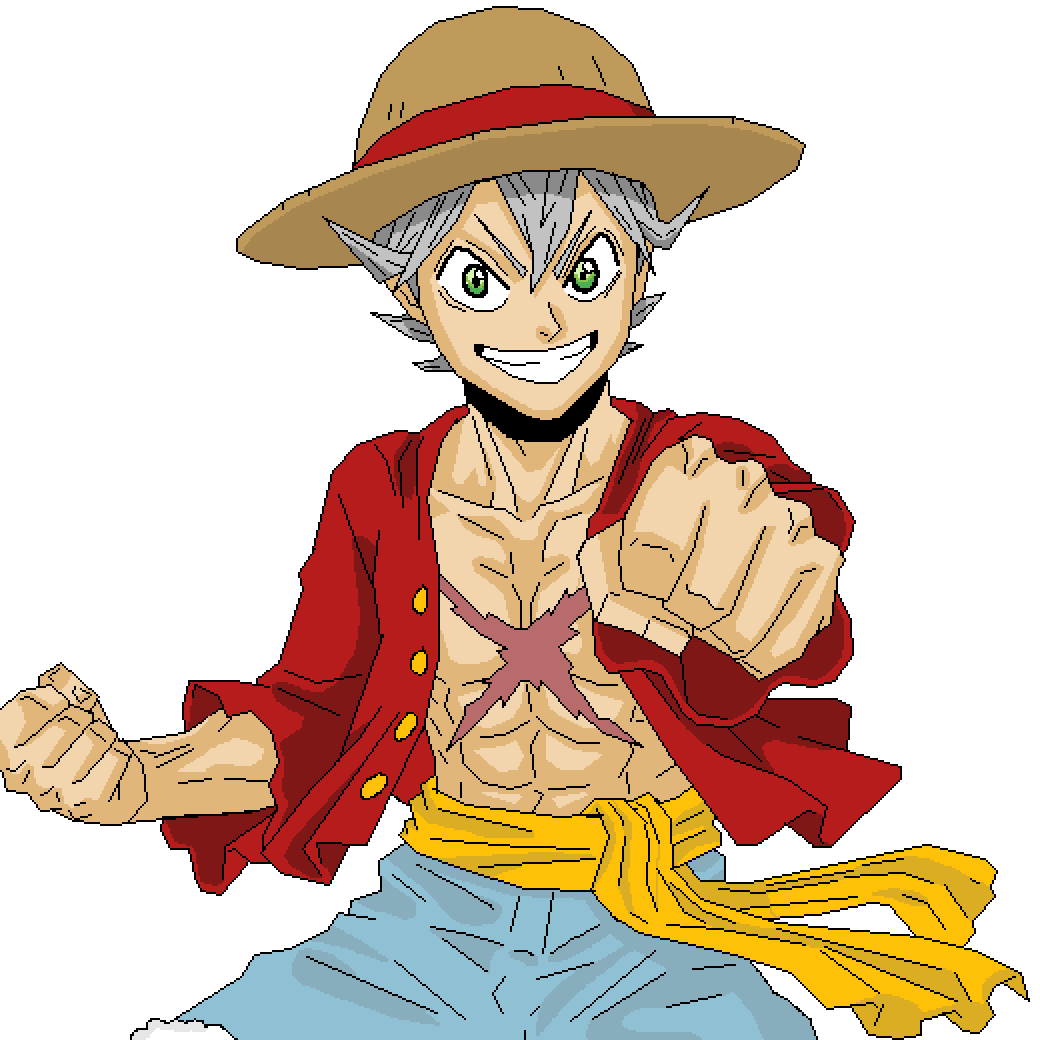 Pixilart - asta as luffy by solar2000