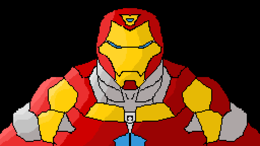 Pixilart - Iron Man! by Iron-Pixelator