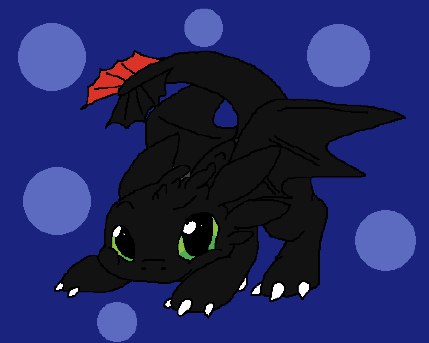 Editing toothless - Free online pixel art drawing tool - Pixilart