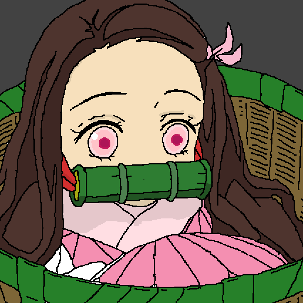 Editing Nezuko - Free online pixel art drawing tool - Pixilart