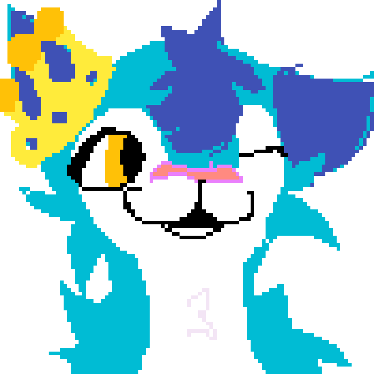 Pixilart - Fluke the Husky by SadAshfur