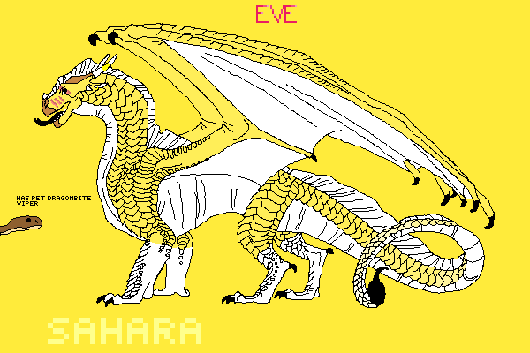 Pixilart - Sahara the Sandwing by SpecterSkull