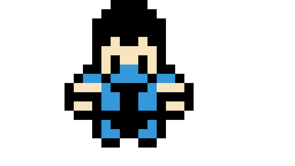 Pixilart - Chibi Sub-Zero by PapyrusSpaghett