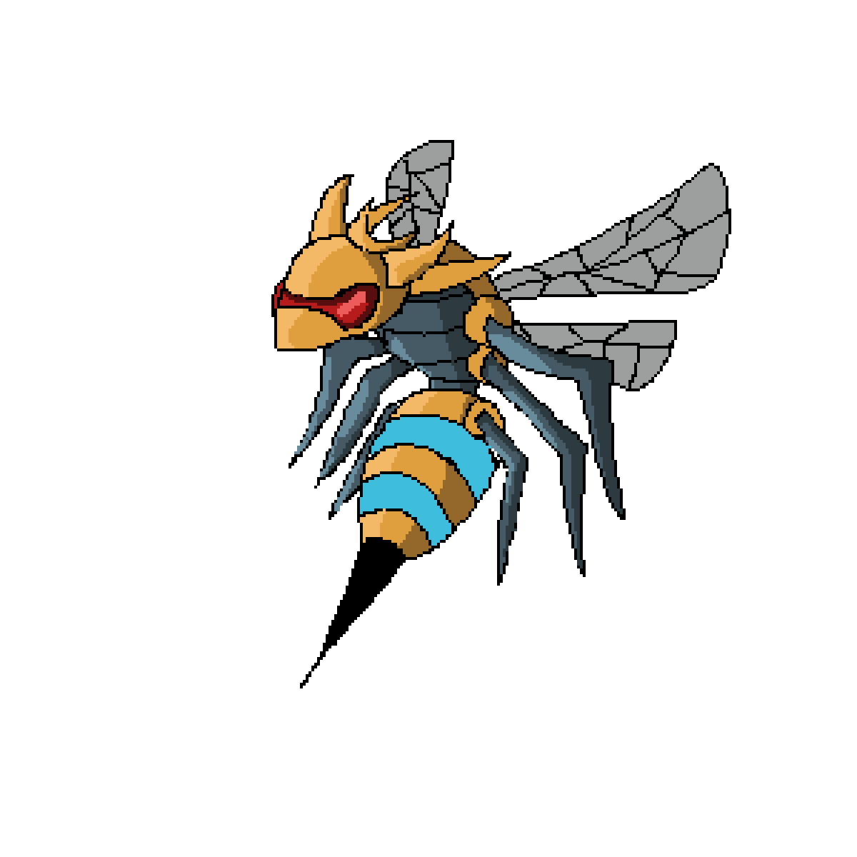 Pixilart - Electro-Bee by Pixel-Knight