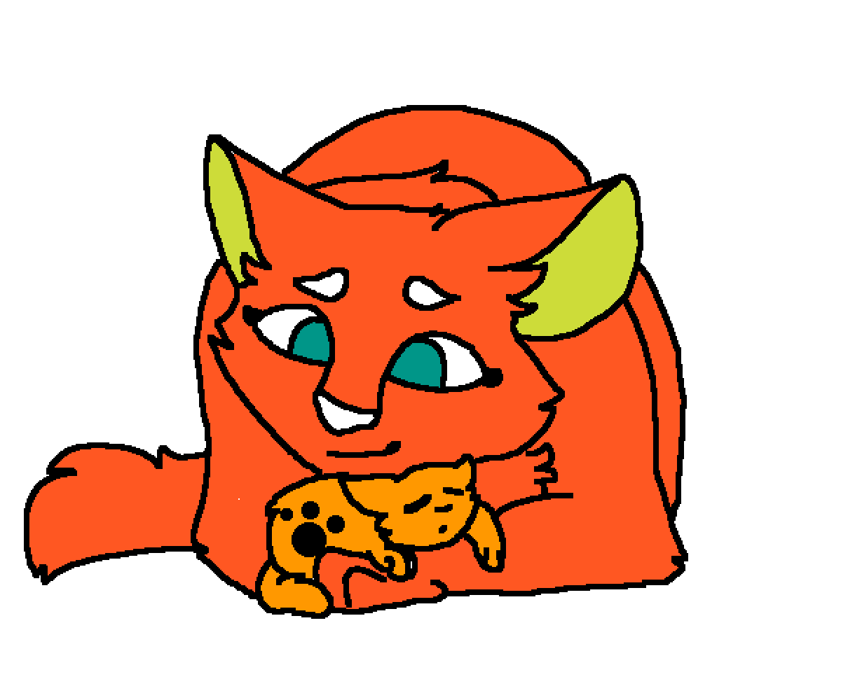 Editing Myla as a kit and her mom tiger claw - Free online pixel art ...