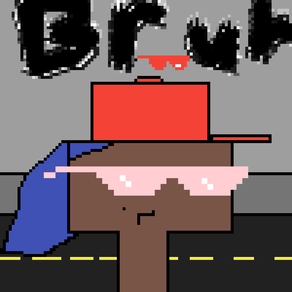 Editing BRUH girl - Free online pixel art drawing tool - Pixilart