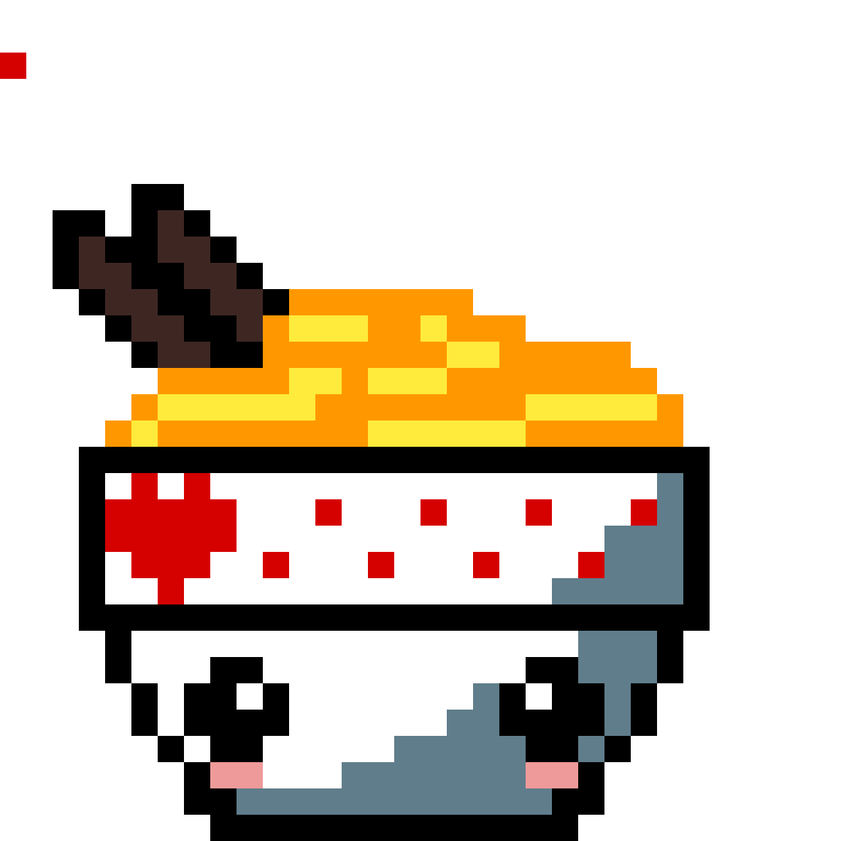 Noodles Pixel Art Food Pixel Art Japanese Ramen Noodles. 8 Bit...