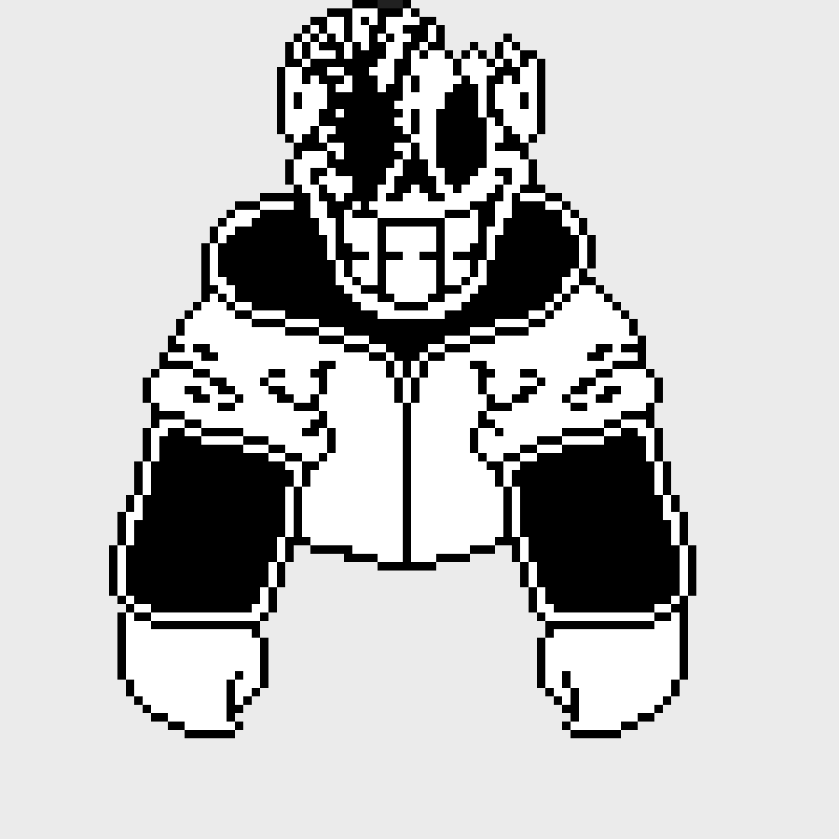 Pixilart - papyrus torso WIP by Wats