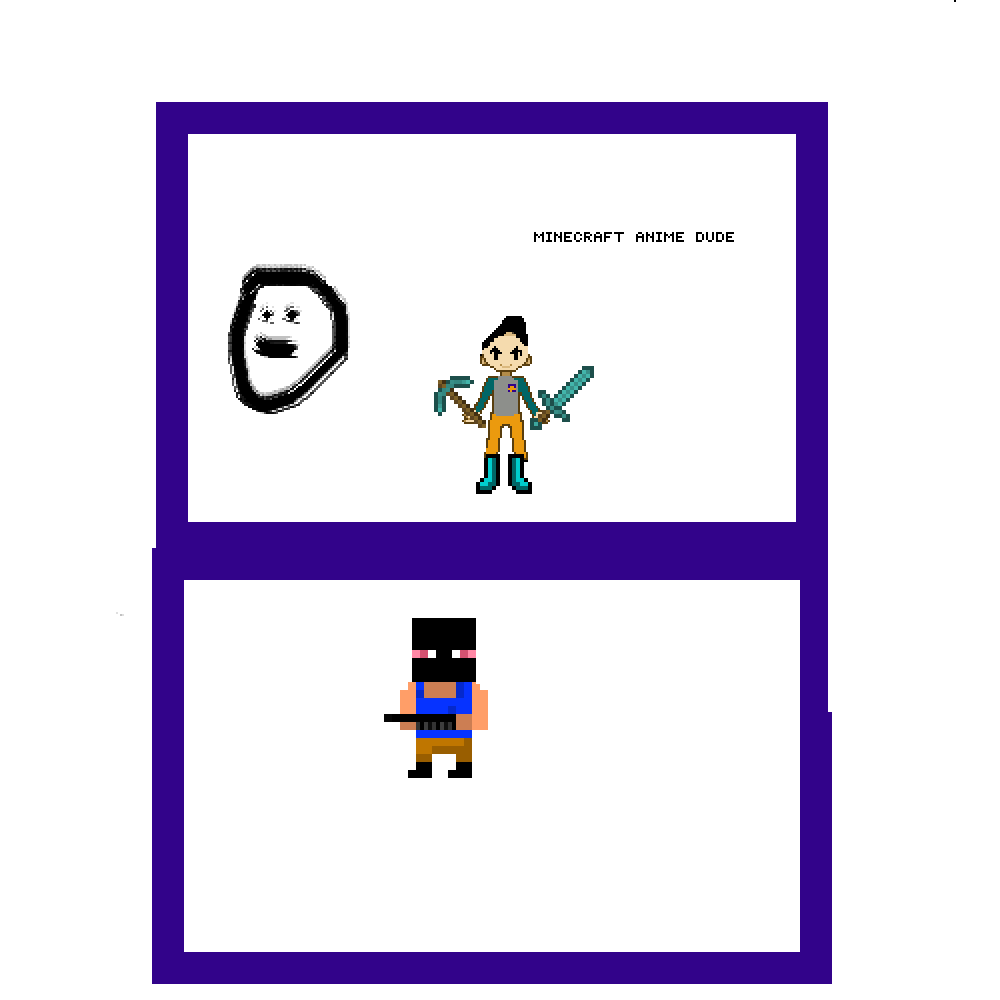 Editing minecraft anime and minecraft gunner guys - Free online pixel ...