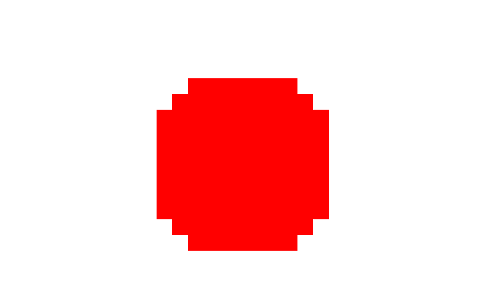 Pixilart - Japan flag by Pixelartgirl
