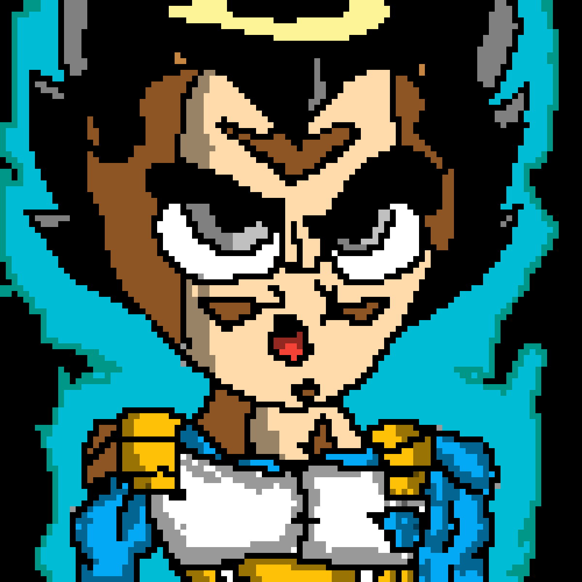 Pixilart - little vegeta chibi ui by Pizzaboi15