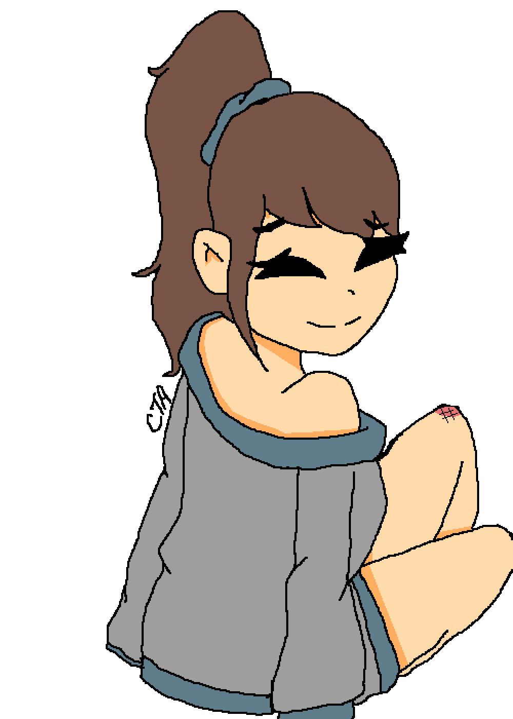 Editing she scraped her knee - Free online pixel art drawing tool ...