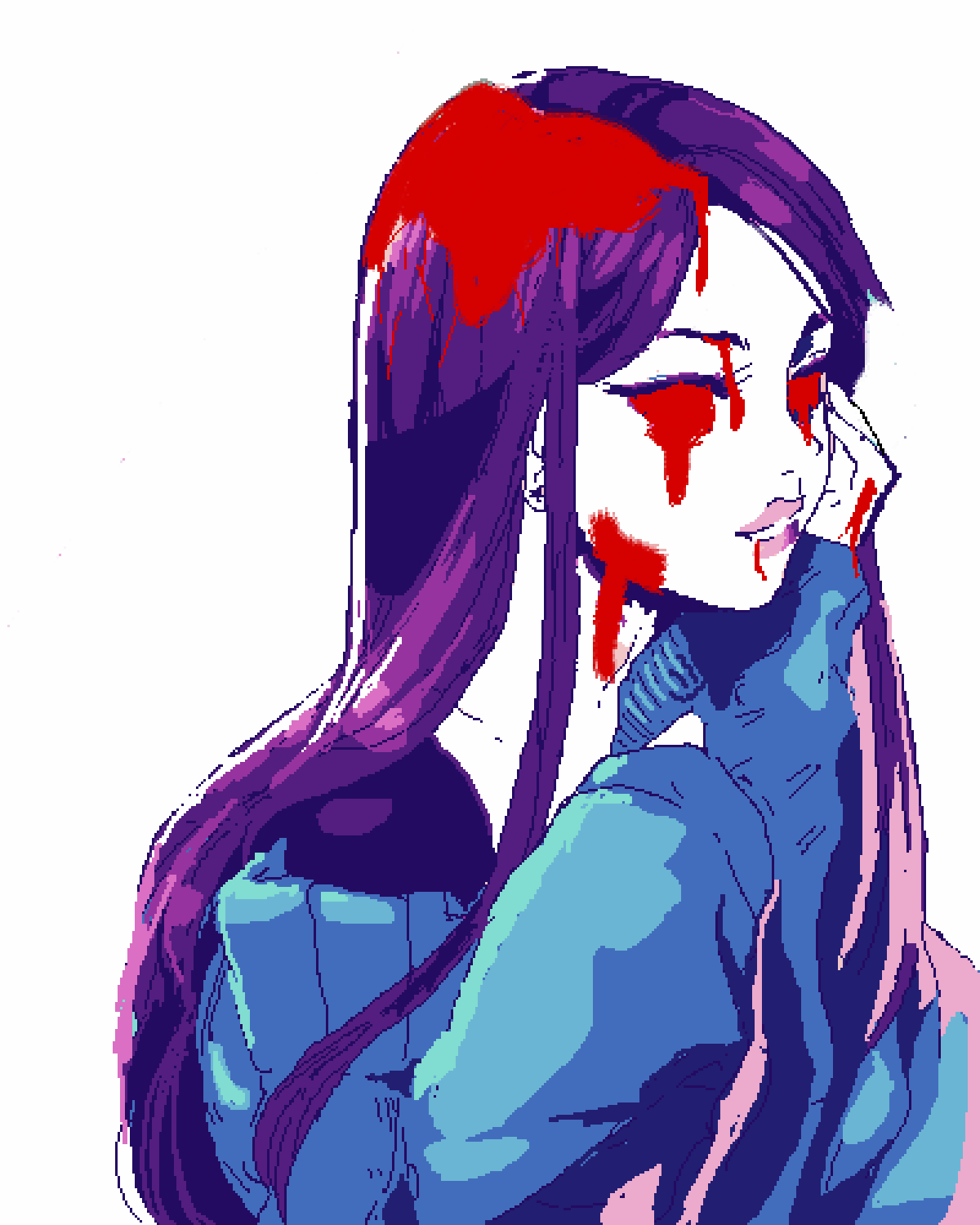 Editing the monster girl - Free online pixel art drawing tool - Pixilart