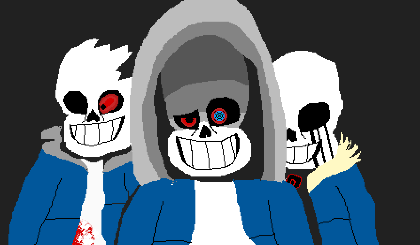 Pixilart - murder time trio by pxil-art-FOX