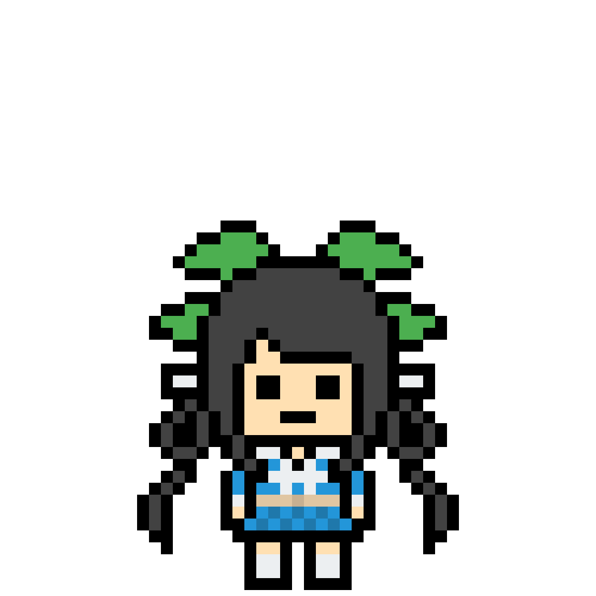 Editing 8-bit Tenko Chabashira - Free online pixel art drawing tool ...