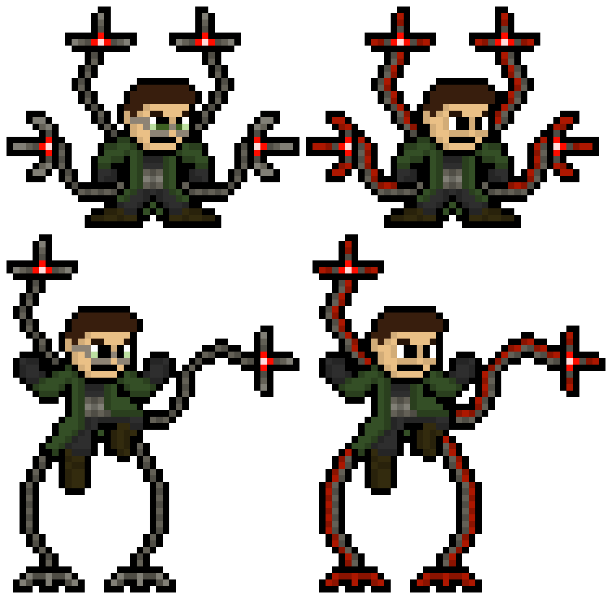Pixilart - Doc Ock Pixel Art by Kidkinobi
