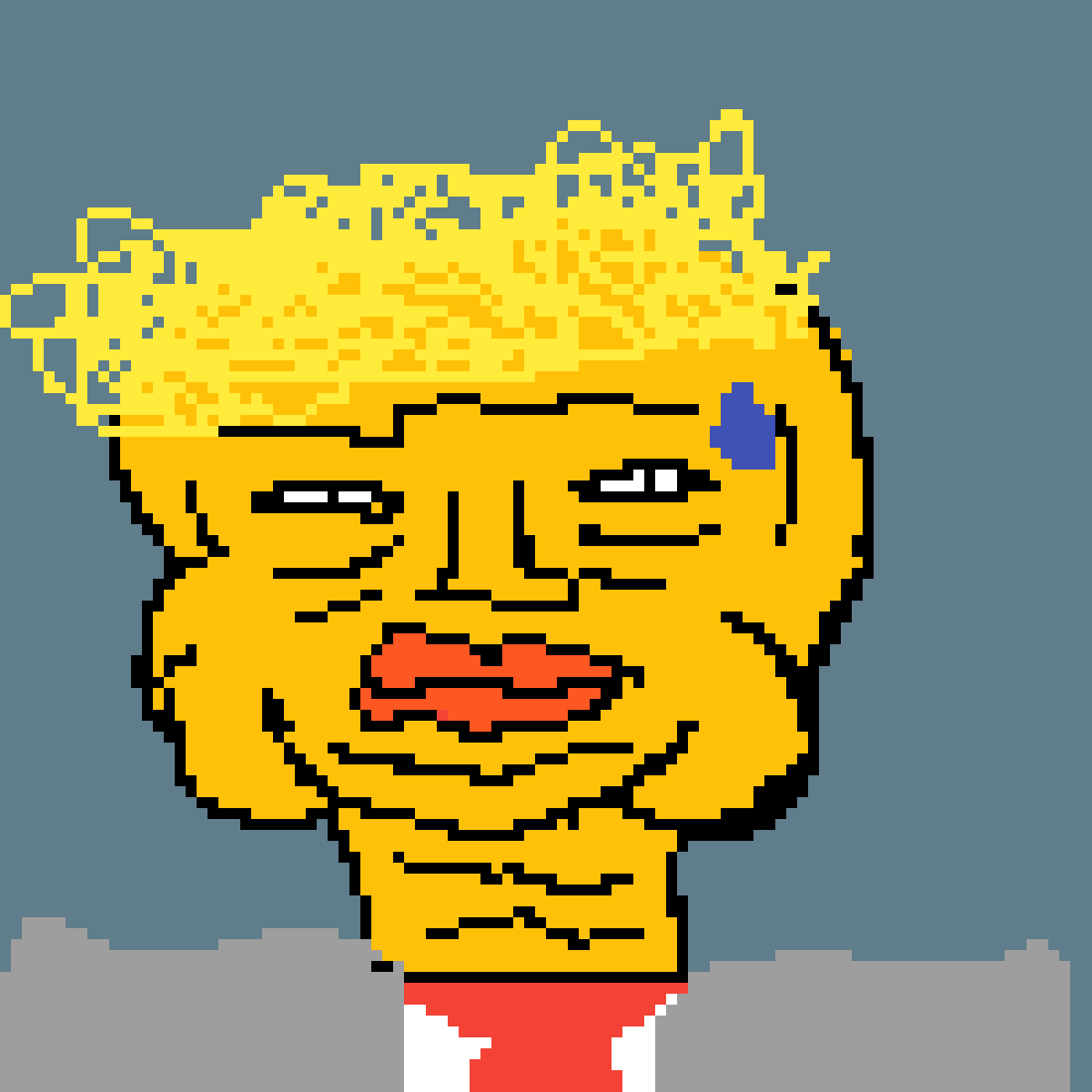 Pixilart - donald trump by eleonora