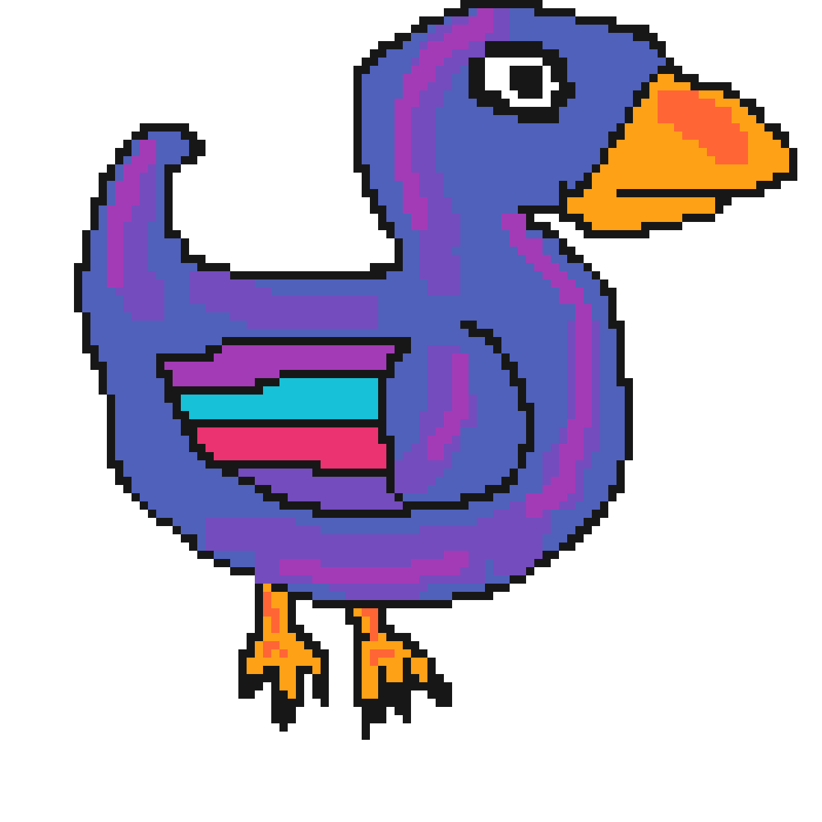 Editing the dodo - Free online pixel art drawing tool - Pixilart
