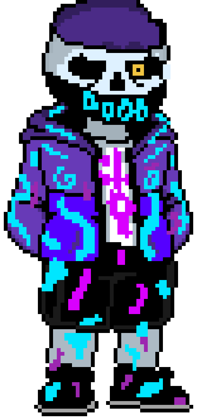 Pixilart - KDA sans by TheAverageMemer