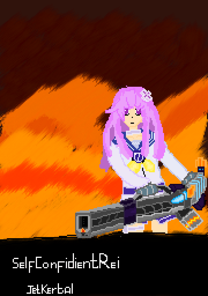 Editing Nepgear with gehaburn flamethrower - Free online pixel art ...