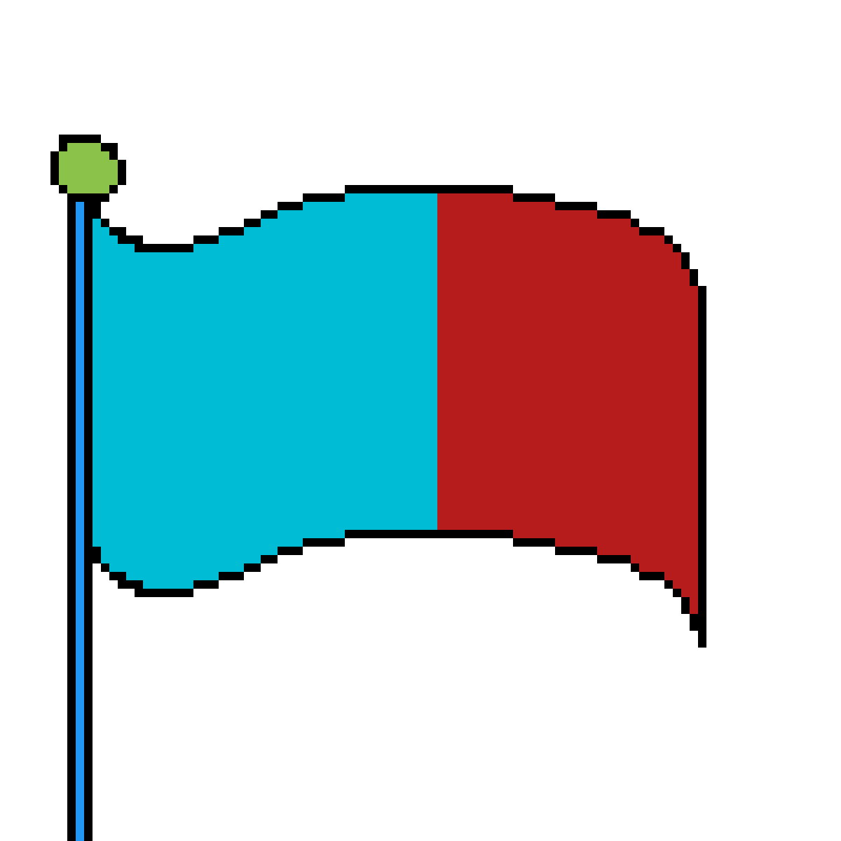 Editing blue flag - Free online pixel art drawing tool - Pixilart