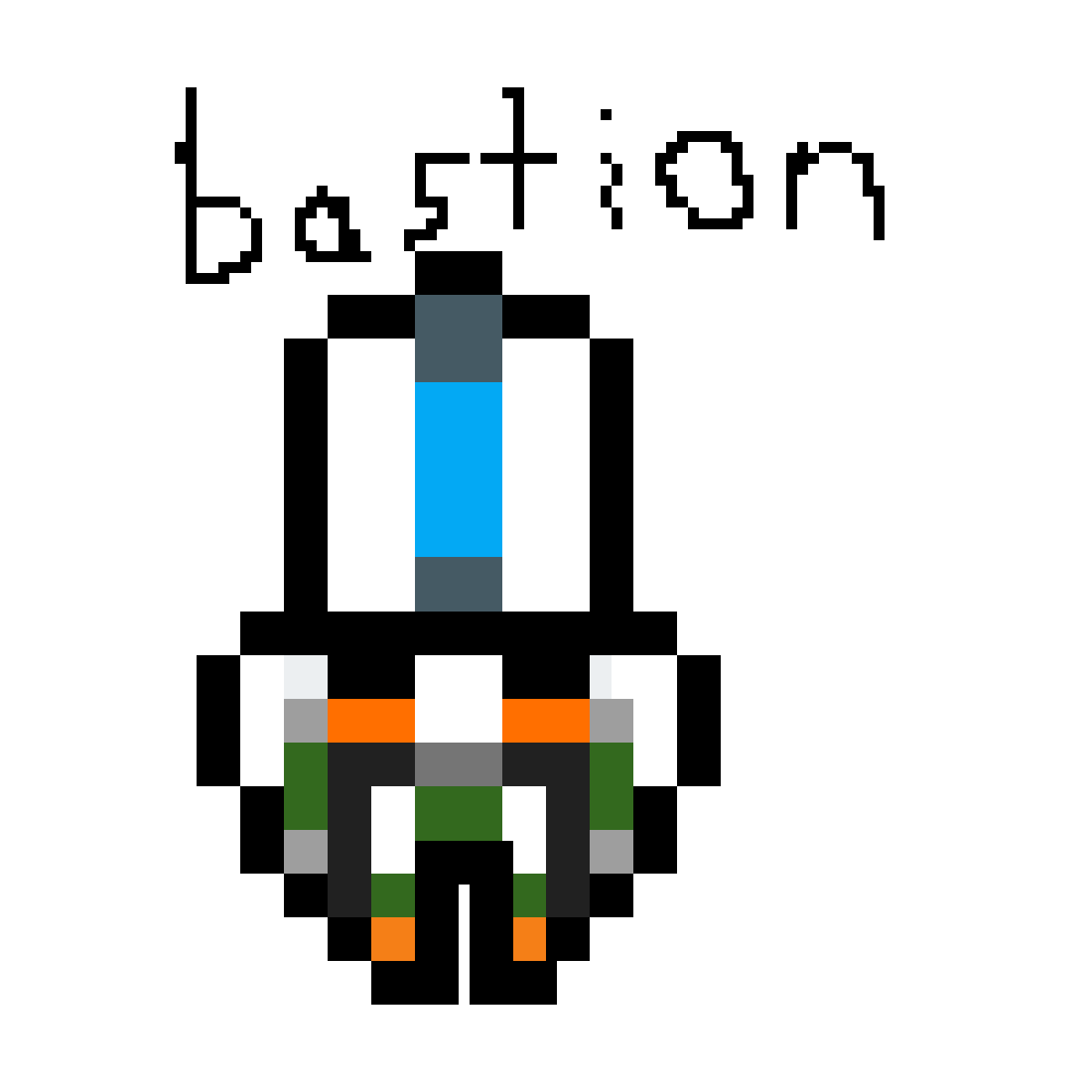 Pixilart - Bastion Pixel Art by Anonymous
