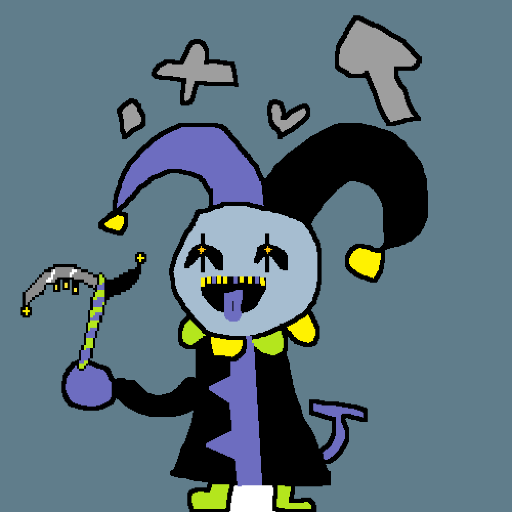 Pixilart - jevil by Dudie