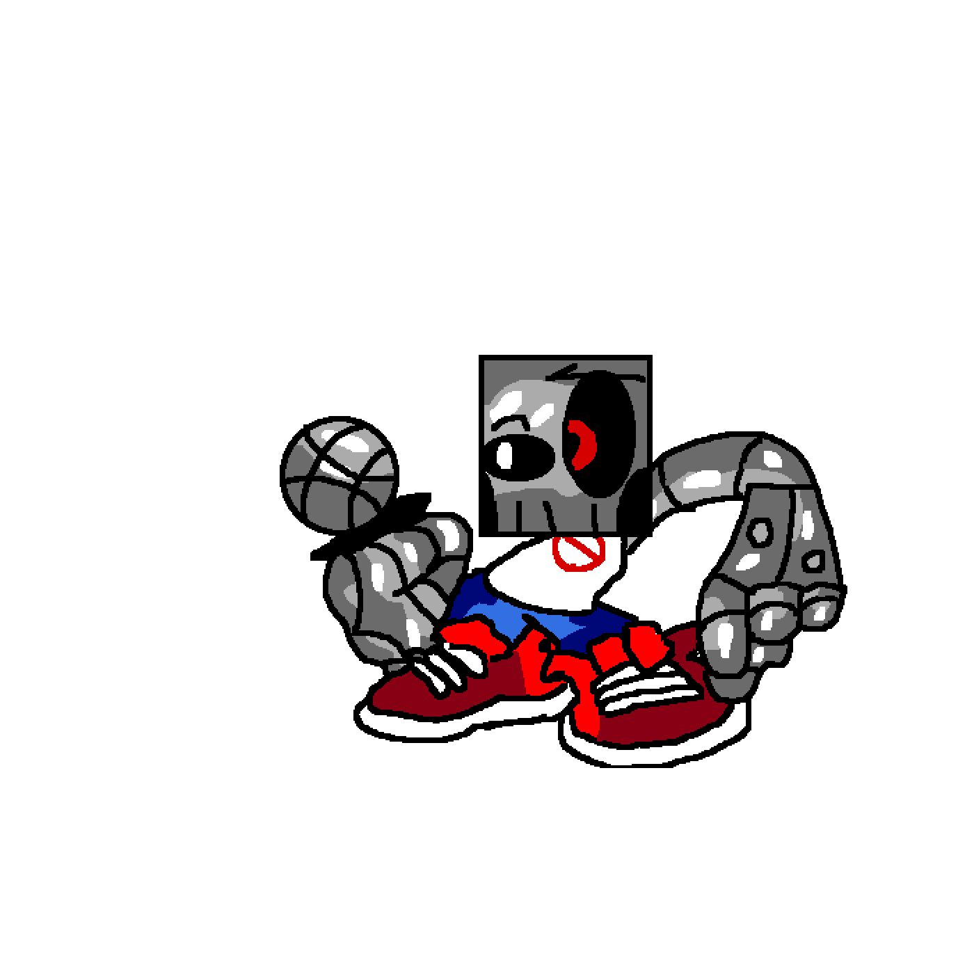 Pixilart - fnf bf bot play xd by A-dumb-guy