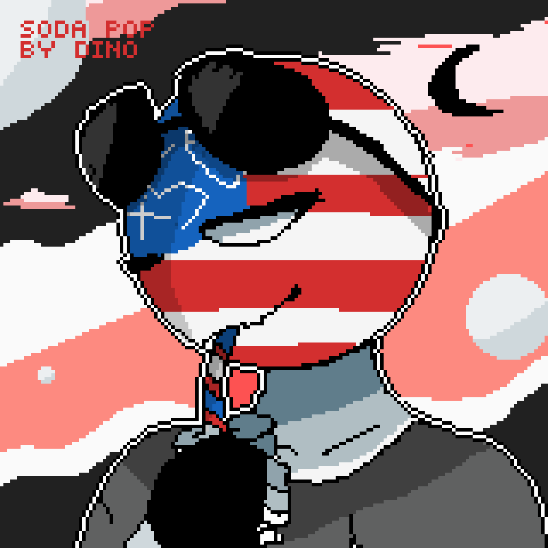 Pixilart - cOUNTRY hUMANS by Dino4Life