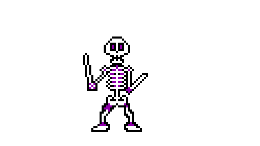 Pixilart Skeleton Enemy By Whaleworkgames