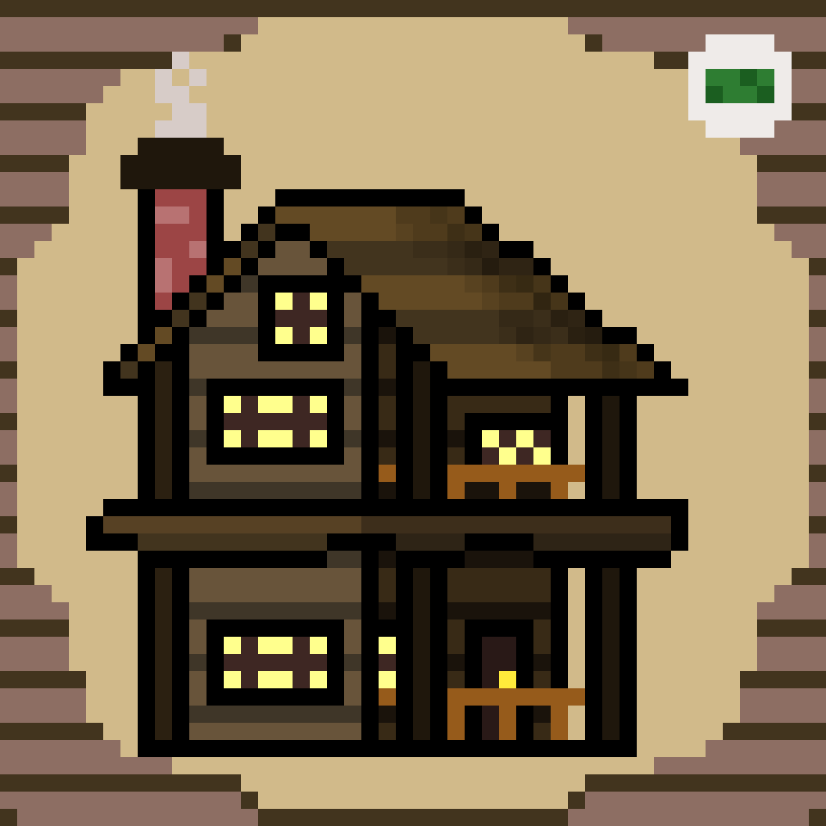 Pixilart - Log Cabin by PickleArtKing