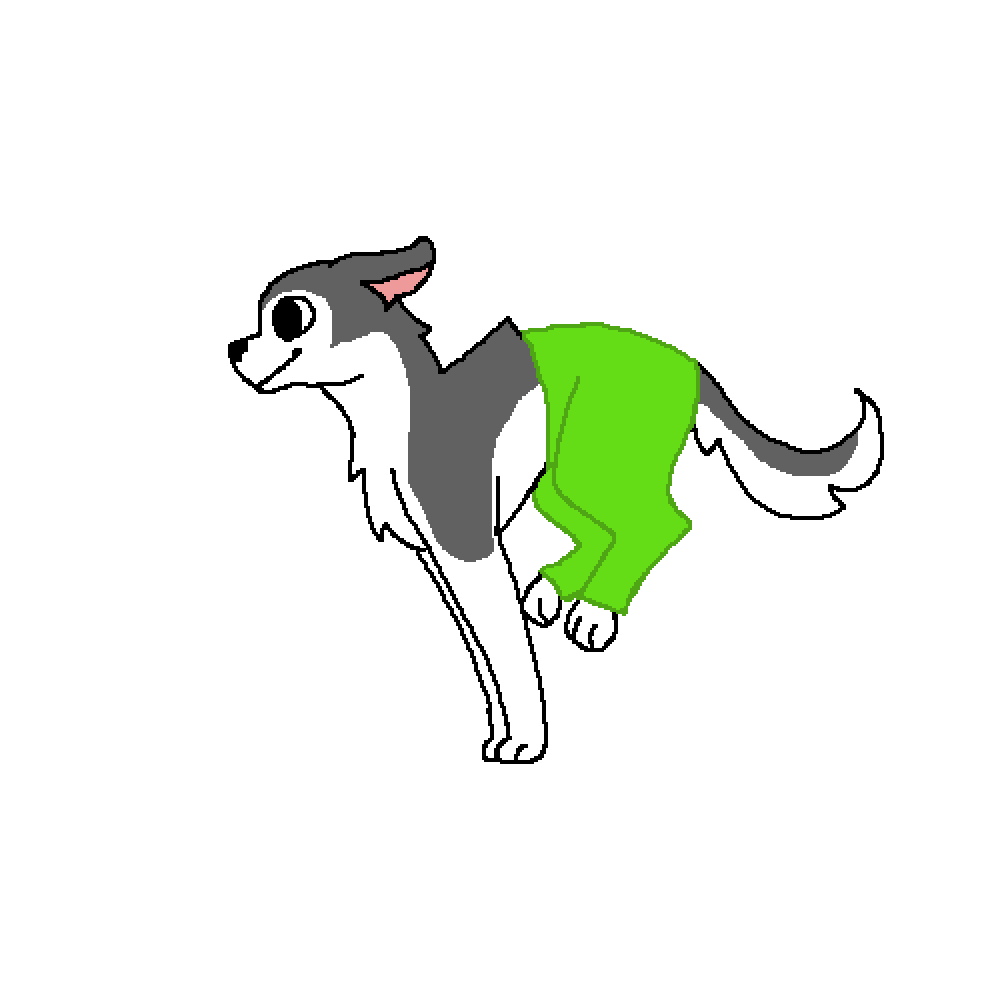 Editing Running Ruff - Free online pixel art drawing tool - Pixilart