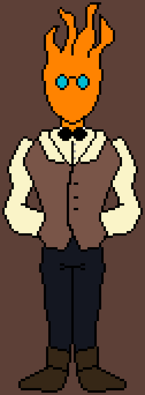 Pixilart - Undertale Grillby by 7237