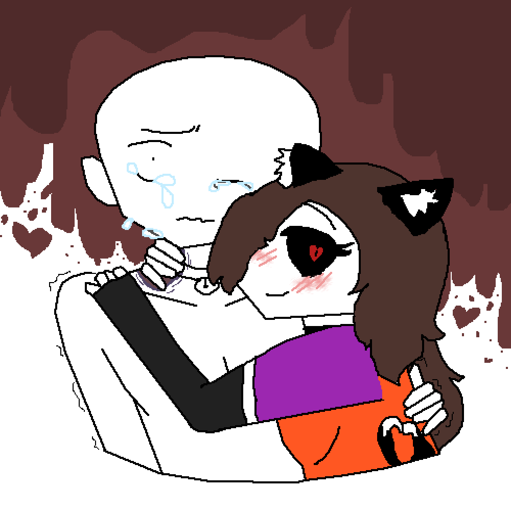 Pixilart - e kitty x ??? by Kittynightmare2