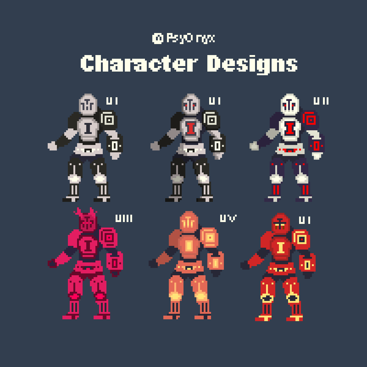 Pixilart - Enemy Designs by PsyOnyx