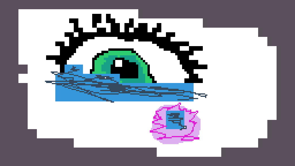 Editing sad eye - Free online pixel art drawing tool - Pixilart