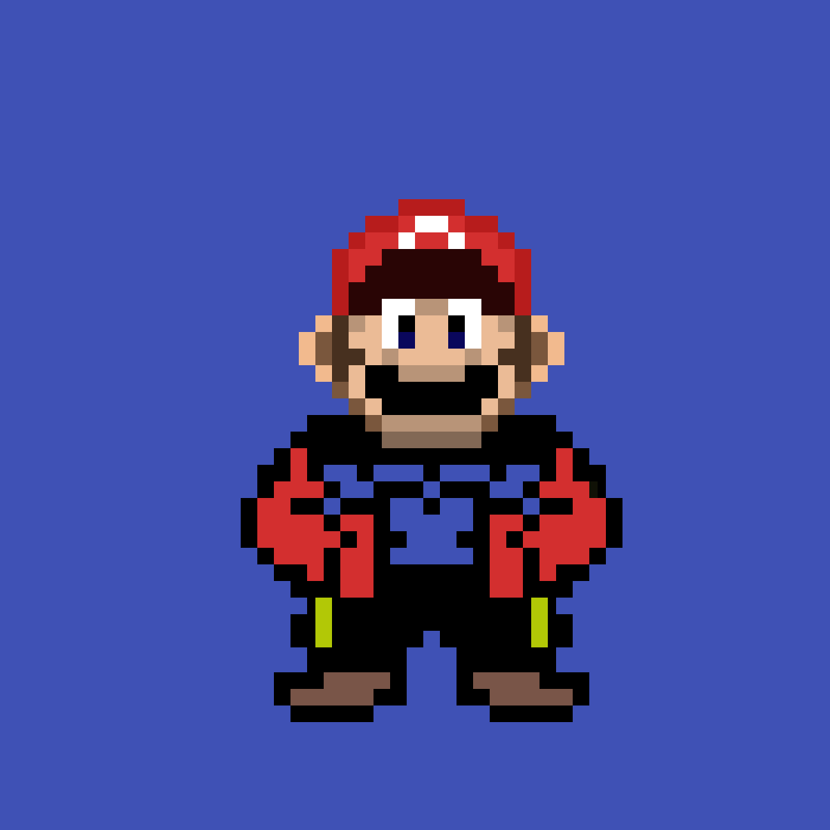 Pixilart - mario sans by Connor-the-Pear