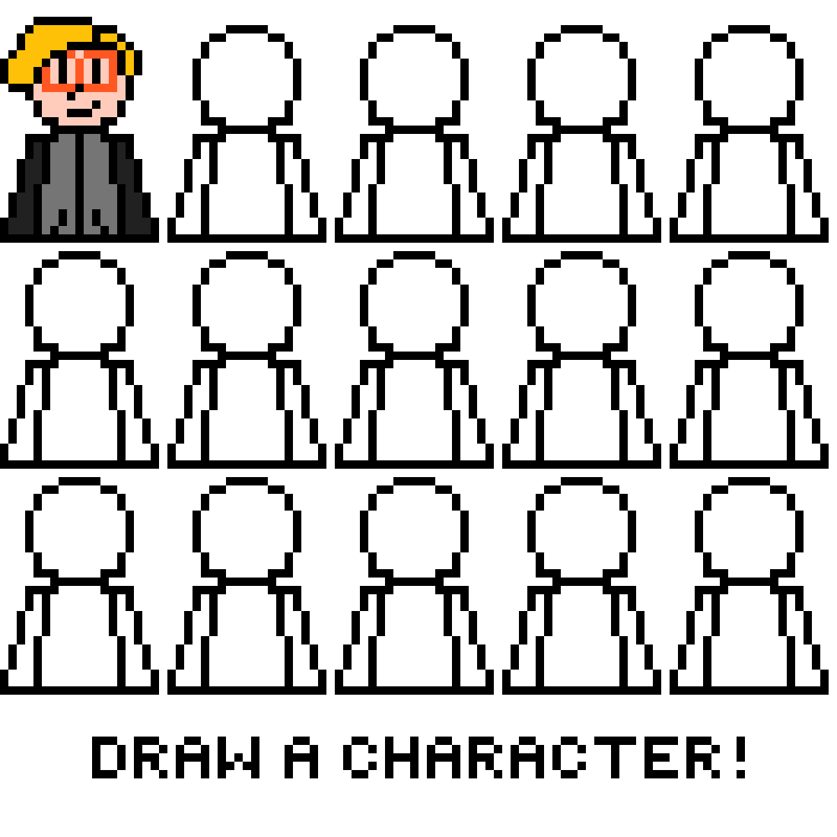 Pixilart - Draw a character by GlitchyBoy