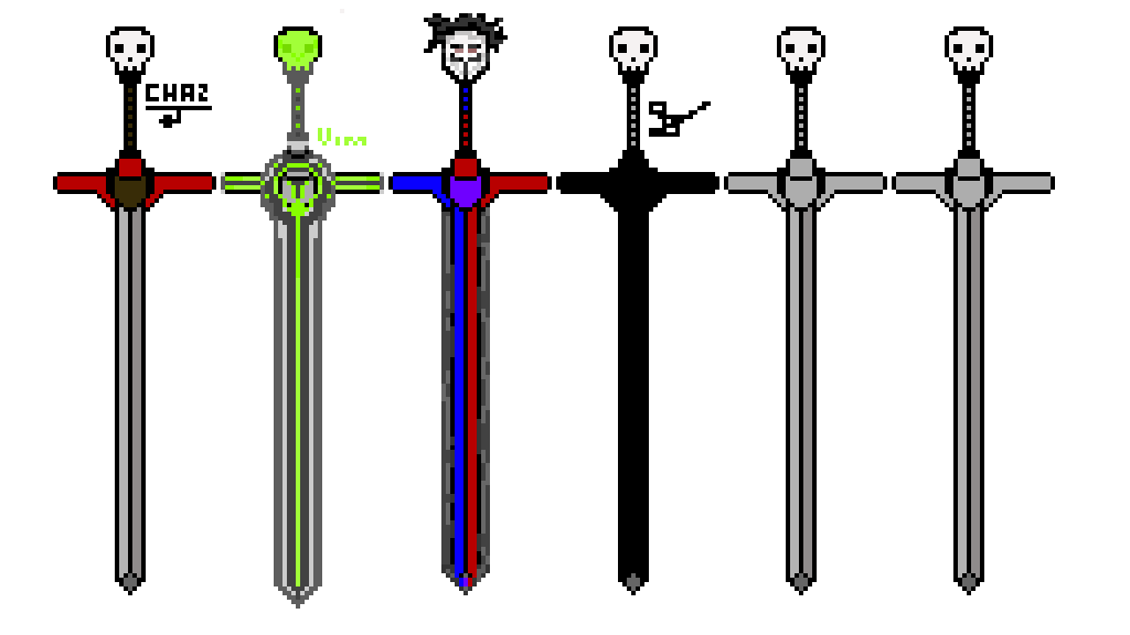 Editing design your own sword - Free online pixel art drawing tool ...