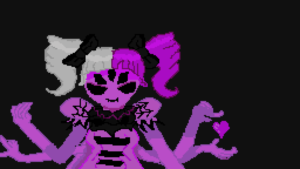 Pixilart - Muffet ; Spider dance by Cizzy104