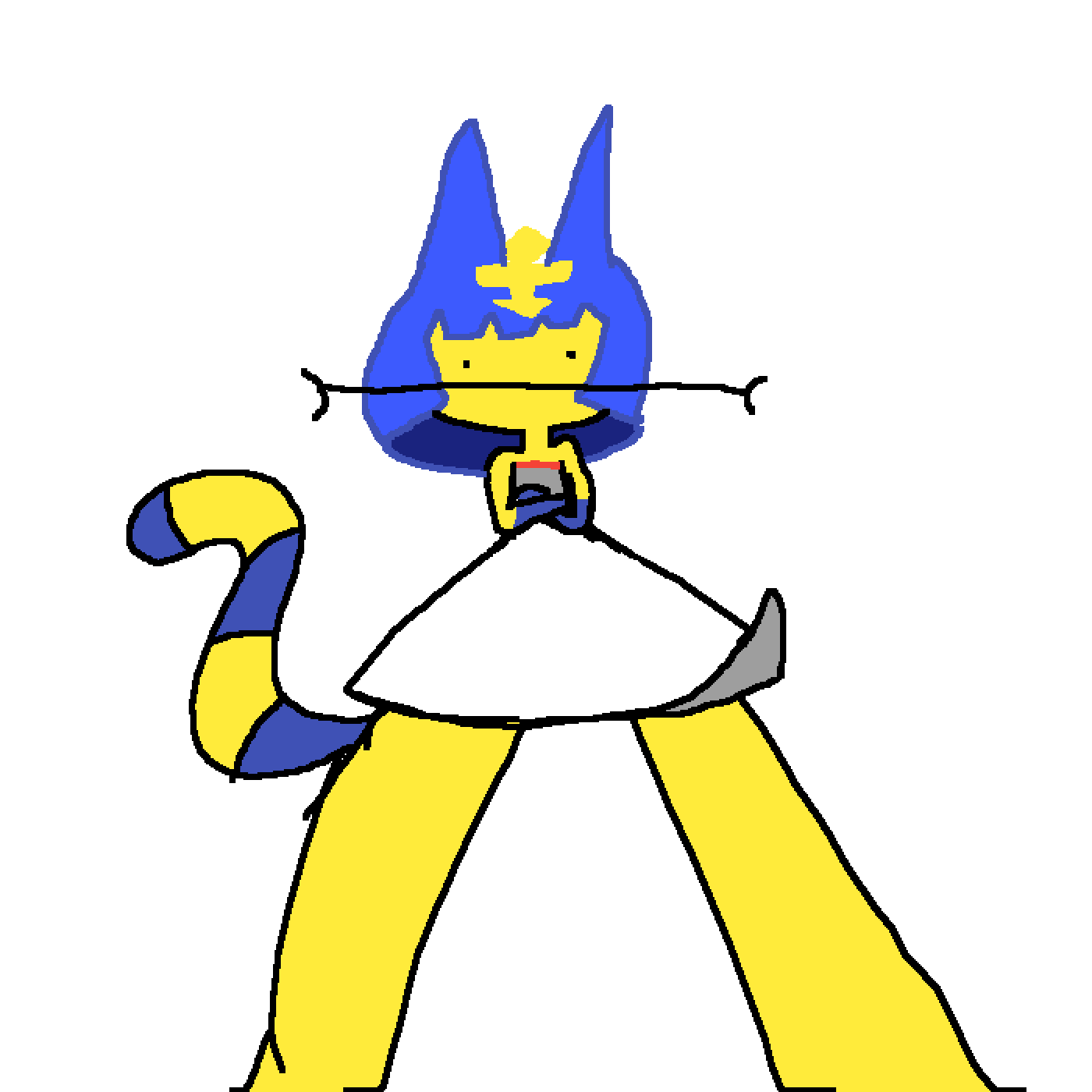 Pixilart - ankha by Lazydog99921