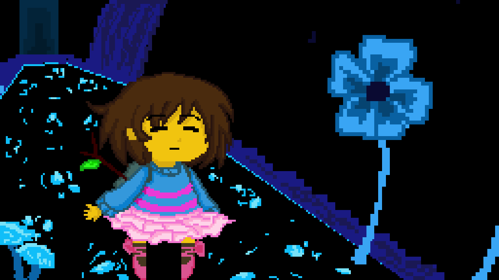 Pixilart - Undertale. Waterfall by Akemi-Ami