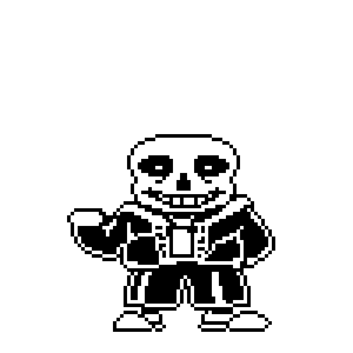 Pixilart - Sans jump by ThatBratCohen