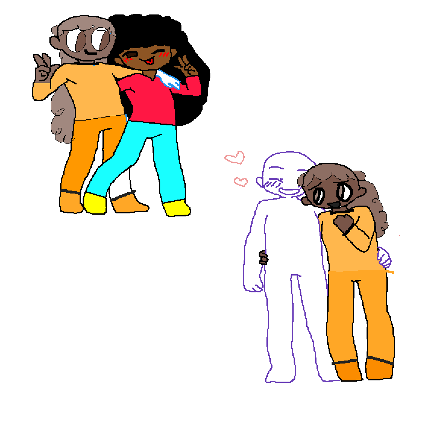 Pixilart - Yay BFF base by Animation-girl