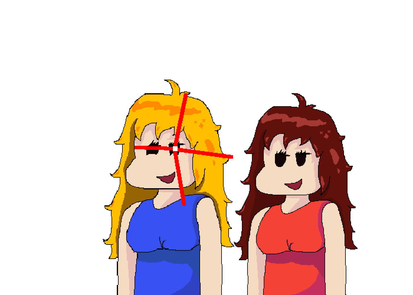 Pixilart - Bside gf by Dedede2021