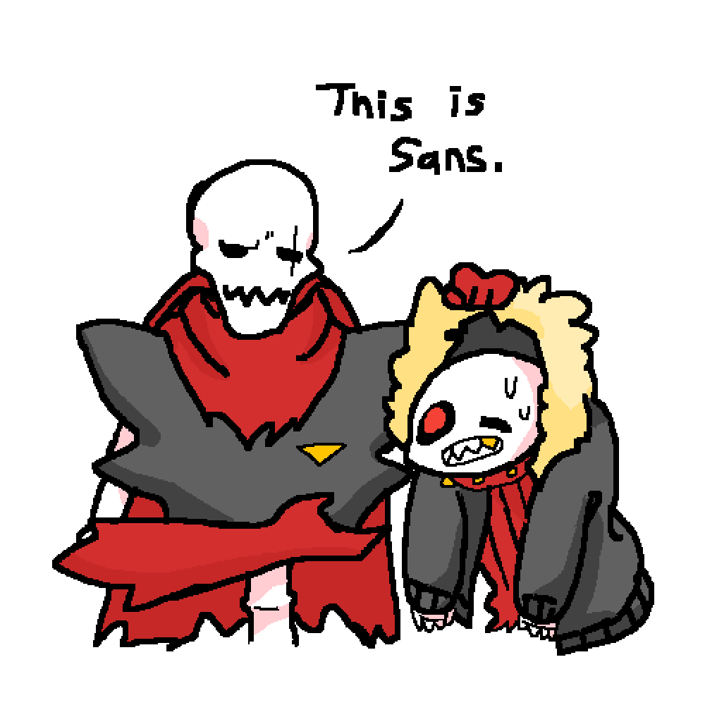 Pixilart - This is Sans by SaveTheFallen