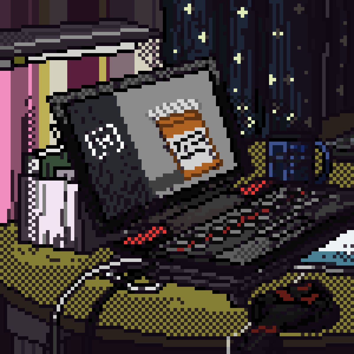 Pixilart - In the corner of dark room by Cheshinda